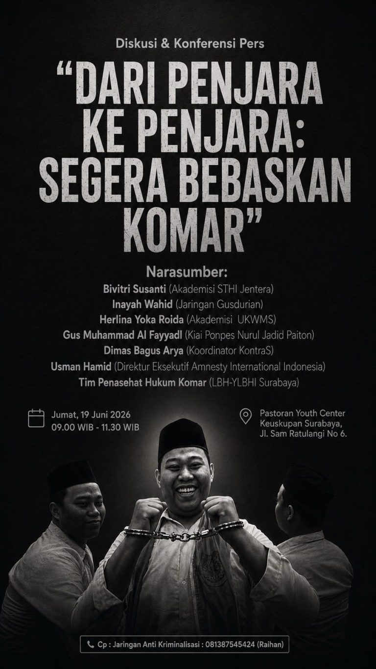 JARAK Gelar Konferensi Pers, Soroti Kasus Komar dan Dugaan ...